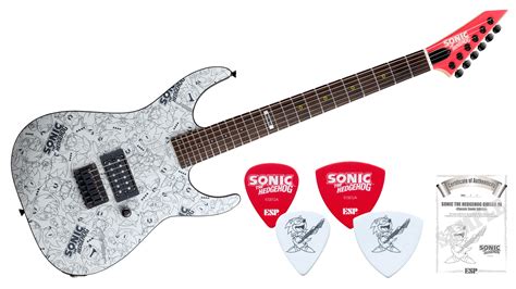 Classic Sonic Esp Guitar Now Available In Japan Sonic City ⋆★ Sonic