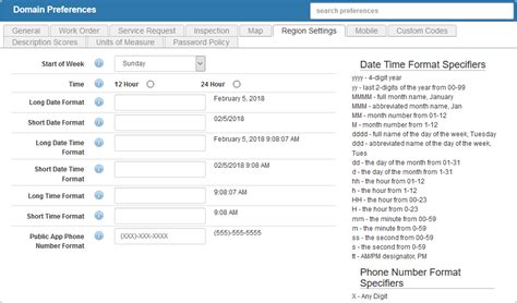 Configure Region Settings Preferences