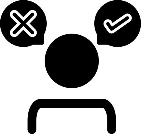 Decision Vector Icon 20922914 Vector Art At Vecteezy