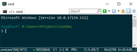 Conemu Configuring Cmd Prompt