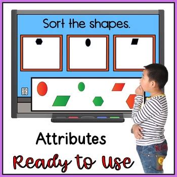 Classifying 2D Shapes Sorting With Different Sizes And Orientations Boom Cards