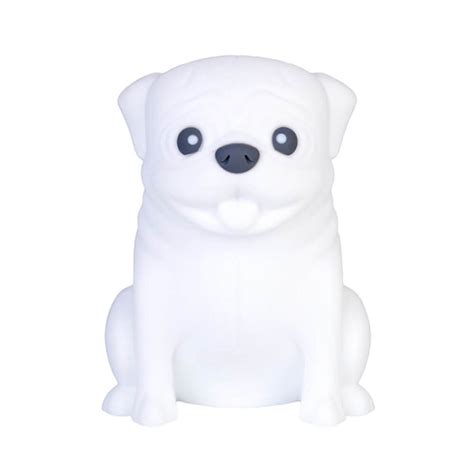 LED Touch Lamp Pug - For gentle dreams!