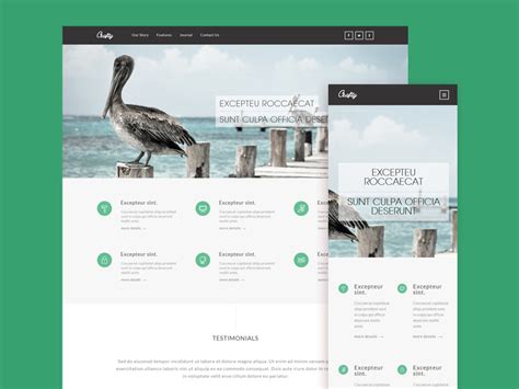 free responsive html5 css3 template by pixel hint on dribbble