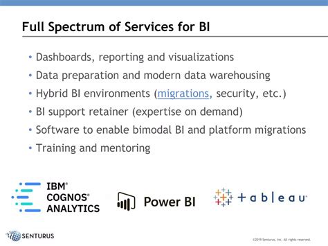 A Comparison Of Power Bi Tableau And Cognos Pptx