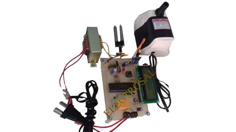 SOIL MOISTURE SENSOR BASE IRRIGATION SYSTEM USING PIC MICROCONTROLLER Electrosal