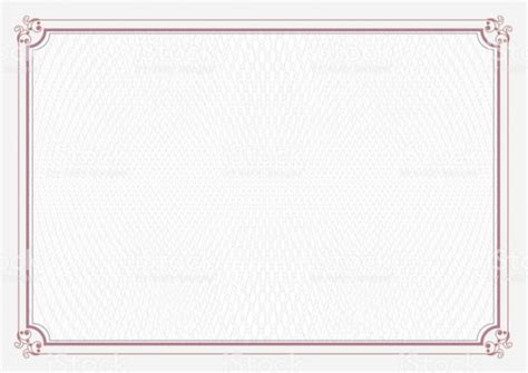 Red Certificate Border Template Doc Example Emetonlineblog