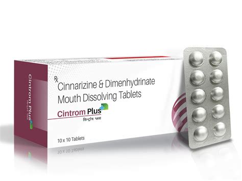 Cinnarizine And Dimenhydrinate Mouth Dissolving Tablets