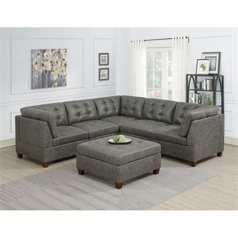Sofa Set Leatherette Cabinets Matttroy
