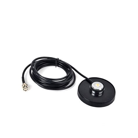 Nmo Magnetic Mount With 5m Rg58 Cable For Cb Radio Vehicle Connection