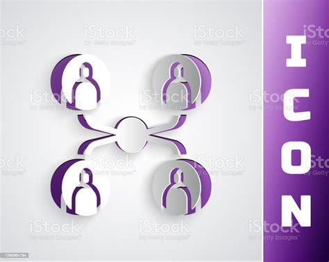 회색 배경에서 격리된 온라인 클래스 아이콘을 용지 잘라냅니다 온라인 교육 개념 종이 아트 스타일 벡터 일러스트레이션 3차원 형태에 대한 스톡 벡터 아트 및 기타 이미지