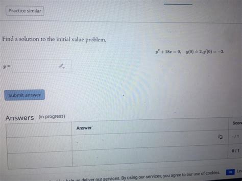 solved initial value problems open items info 4 practice