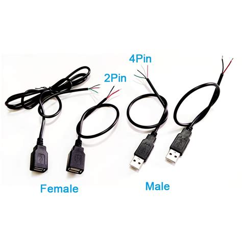 0 3m 1m 5v Power Supply Cable Usb 2 0 Female Male Vicedeal