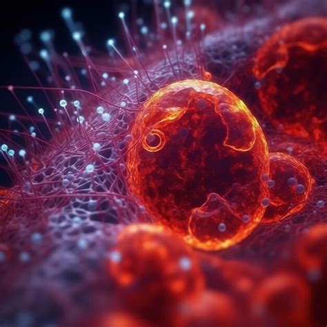 Premium Ai Image Human Cell Microscope Premium Ai Image Human Cell Microscope