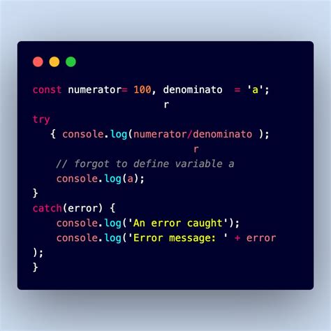 learn try catch blocks for javascript jayraj singh ⚡ posted on the