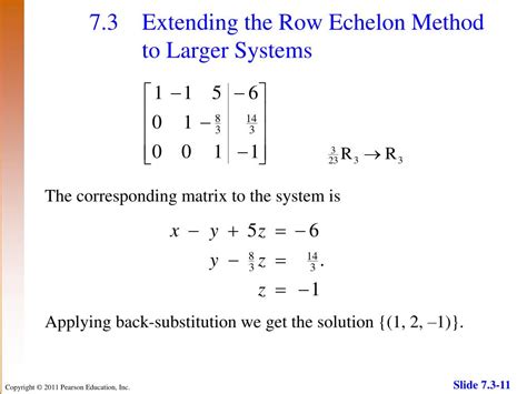 Ppt 73 Solution Of Linear Systems By Row Transformations Powerpoint Presentation Id1804555