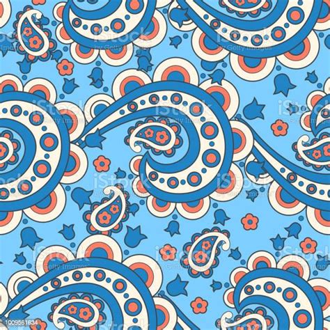 원활한 페이 즐 리 패턴입니다 꽃 벡터 일러스트 레이 션 0명에 대한 스톡 벡터 아트 및 기타 이미지 0명 꽃 식물 꽃