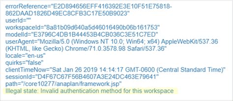 General Error Messages Anaplan Support