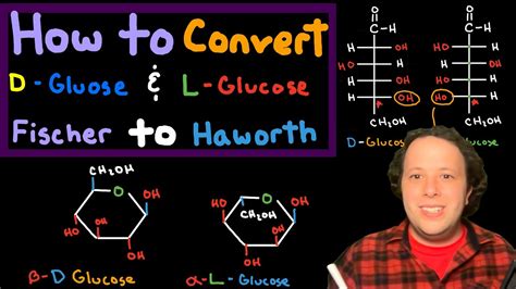 How To Draw Haworth Projections Of L And D Glucose From Fischer Projections Chemistry Tutorial