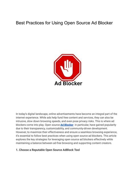 Ad Blocker World S 1 FREE Open Source AdBlock By Ad Blocker Issuu
