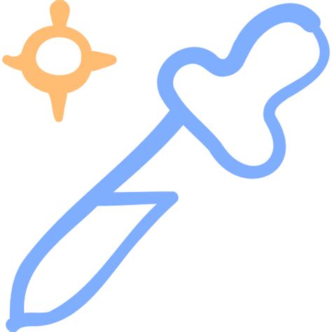 Ícone De Seletor De Cores Basic Hand Drawn Color