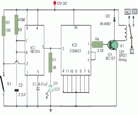 Magnetic Proximity Switch Circuit