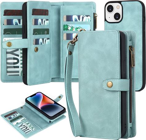 Twohead For Iphone 14 Plus Wallet Case With Card Holder