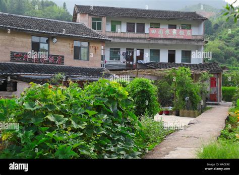Fujian Earthen Building Tulou Community Housing At Yongding Town