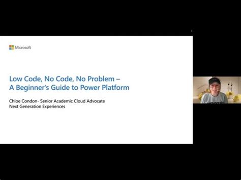 Microsoft Ignite Talk Low Code No Code No Problem A Beginner S Guide To Power Platform From