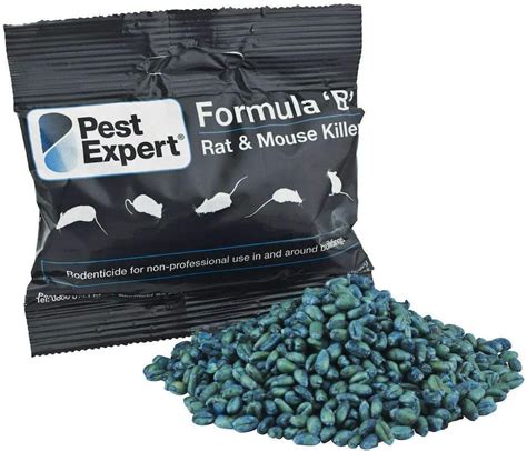 Pest Expert Formula B Advanced Rat Poison Grain Bait 1kg 10 X 100g