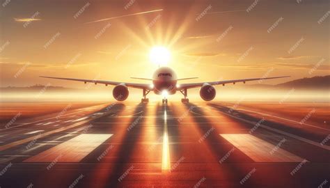 Premium Photo Dynamic Takeoff Highspeed Aircraft Accelerating On Runway