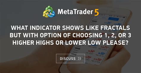 What Indicator Shows Like Fractals But With Option Of Choosing 1 2 Or