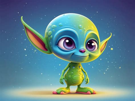 Ai 생성 외계 귀여운 Pixabay의 무료 이미지