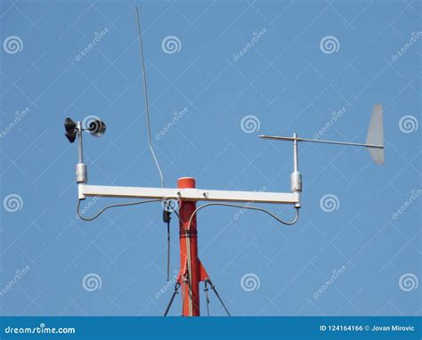 Anemometer Device Used For Measuring Wind Speed Common Weather Station Instrument Wind Speed