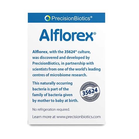Alflorex Probiotic Precisionbiotics 30 Capsules Microbio Health™