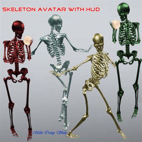 Second Life Marketplace Skeleton Avatar 2019
