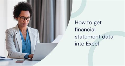 How To Get Financial Statement Data Into Excel