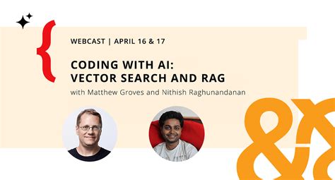 Webinar Coding With Ai Vector Search And Rag Community Couchbase
