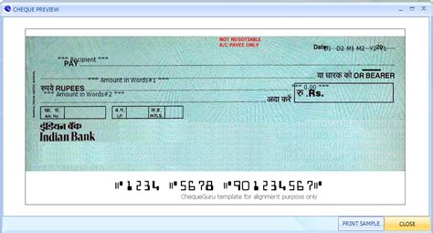 Cheque Alignment In Cheque Printing Software