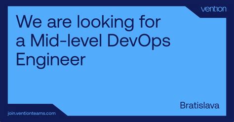 Sergei S On Linkedin 🚀 Join The Vention Team In Bratislava As A Devops Engineer For The…