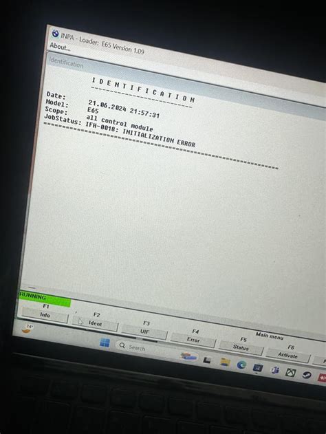 Inpa Help Initialization Error Rbmwtech