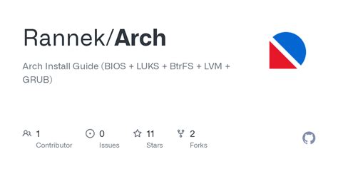 Github Rannekarch Arch Install Guide Bios Luks Btrfs Lvm Grub
