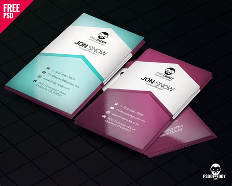 Free Psd Visiting Card Templates Download