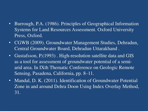 Ppt “assessment Of Ground Water Potential Zone Using Remote Sensing And Gis ” Powerpoint