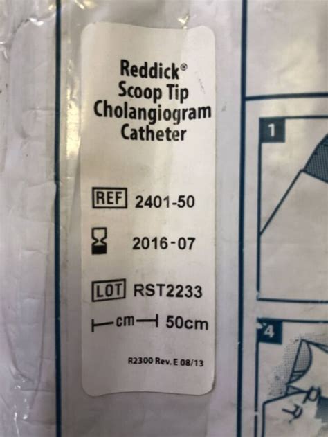 New Lemaitre 2401 50 Reddick Scoop Tip Cholangiogram Catheter X