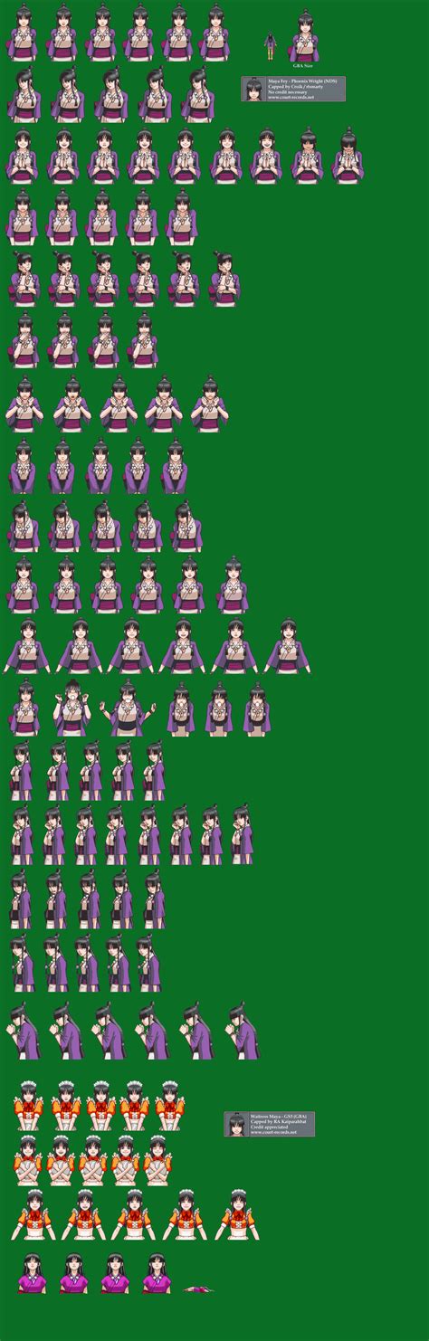 Phoenix Wright Sprites