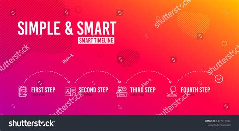 Infographic Timeline Checklist Technical Algorithm Presentation Stock