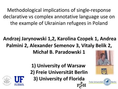 Methodological Implications Of Single Response Declarative Vs Complex