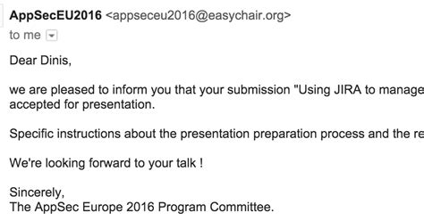 Dinis Cruz Blog Presenting At OWASP AppSecEU On Using JIRA To Manage Risks And Security