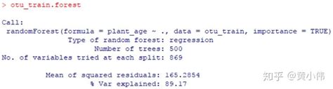R包randomforest的随机森林回归模型以及对重要变量的选择 知乎
