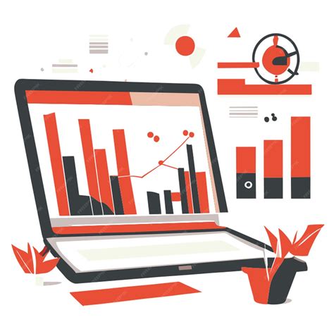 Premium Vector Data Visualization Techniques Vector Illustration Flat 2